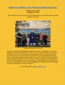 Teen Court - Texas Municipal Courts Education Center